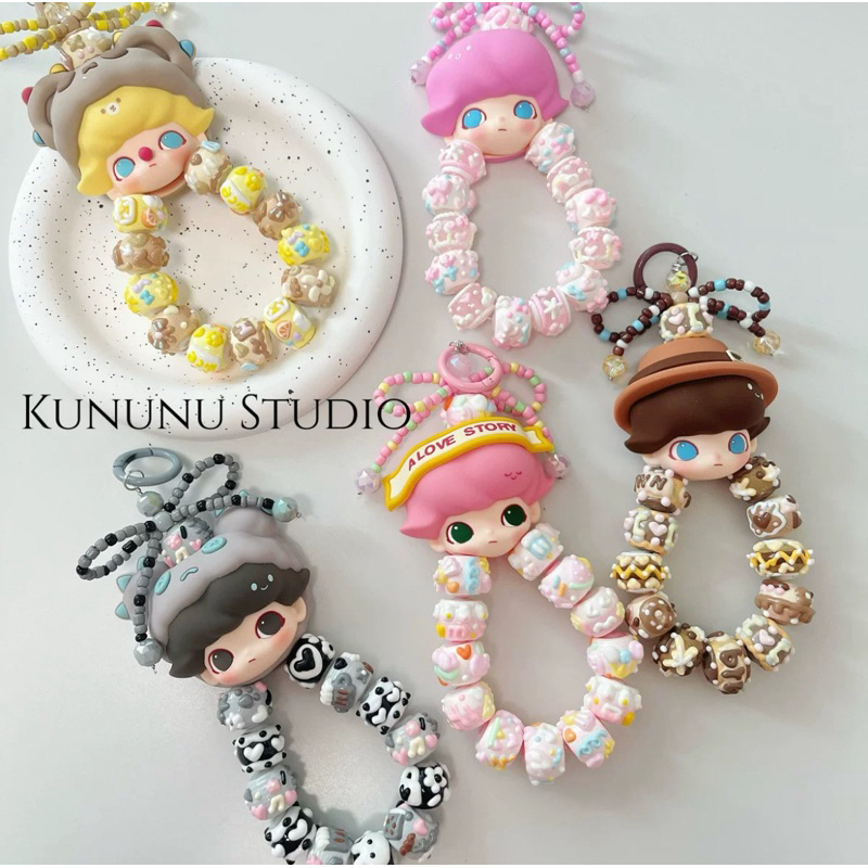 Jual [PO] DIMOO POP BEAN POP MART KEYCHAIN | popmart pop bean original ...