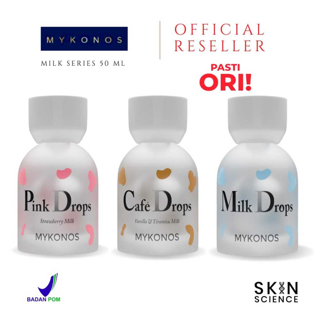 Jual MYKONOS Milk Drops Cafe Drops Pink Drops 50 ML Extrait De Parfume ...