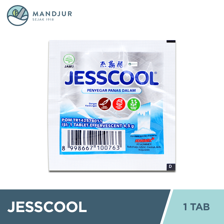Jual Jesscool - Minuman Penyegar Panas Dalam, Sariawan, Bibir Pecah ...