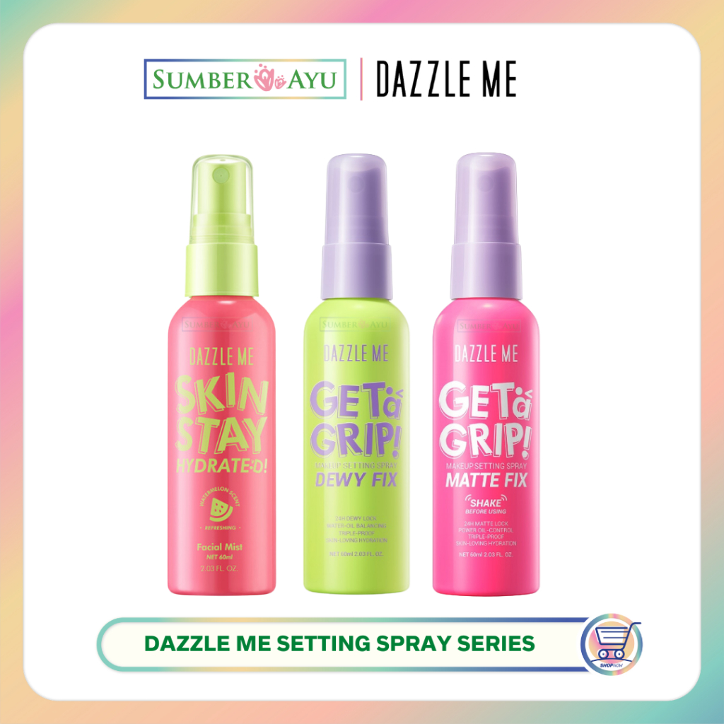 Jual DAZZLE ME GET A GRIP MAKEUP SETTING SPRAY | DAZZLE ME FACE MIST ...