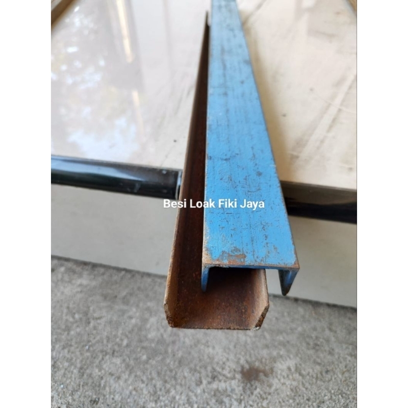 Jual Besi Kanal UNP 5cm Tebal 3mm dan 5mm Harga per 10cm | Shopee Indonesia