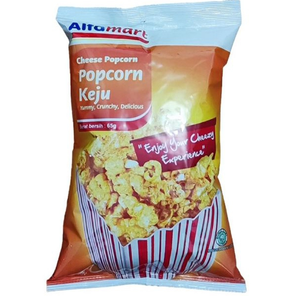 Jual Alfamart Popcorn Keju Cheese Popcorn 65 Gram | Shopee Indonesia