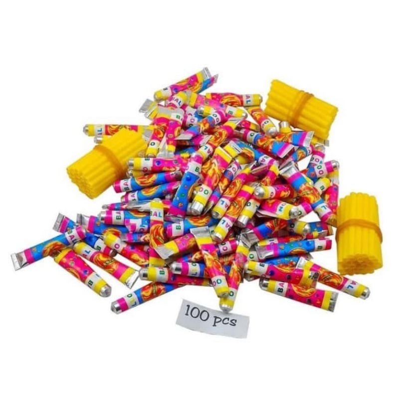 Jual 100 pcs balon tiup / pelembungan mainan jadul 90 an / balon odol ... Jual 100 pcs balon tiup / pelembungan mainan jadul 90 an / balon odol ...
