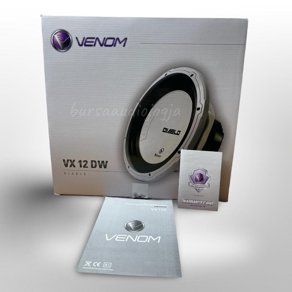 Jual subwoofer 12 inch venom diablo VX12D PUTIH | Shopee Indonesia
