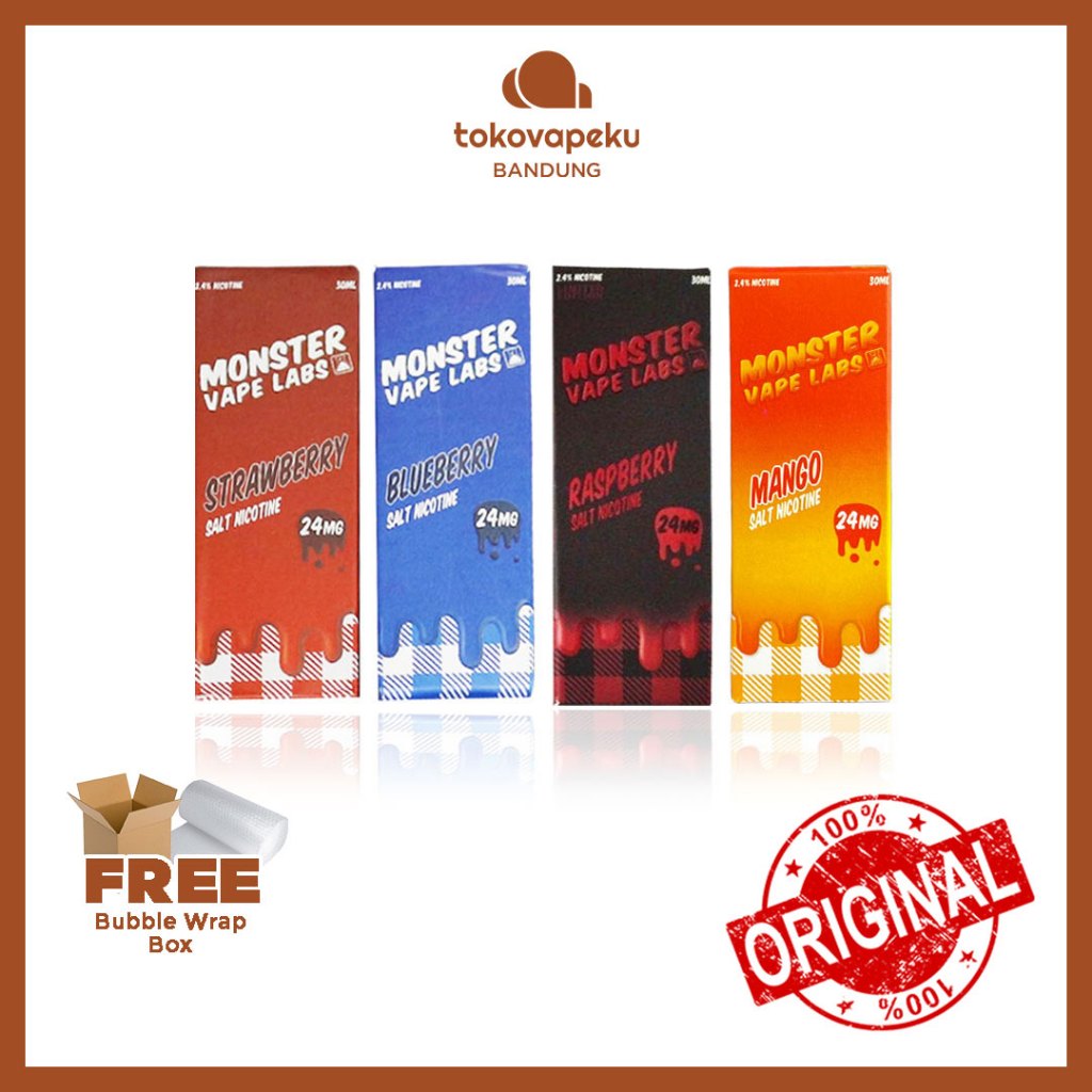 Jual MONSTER LABS SALTNIC MONSTER 30ML JAM MONSTER ORIGINAL by ...