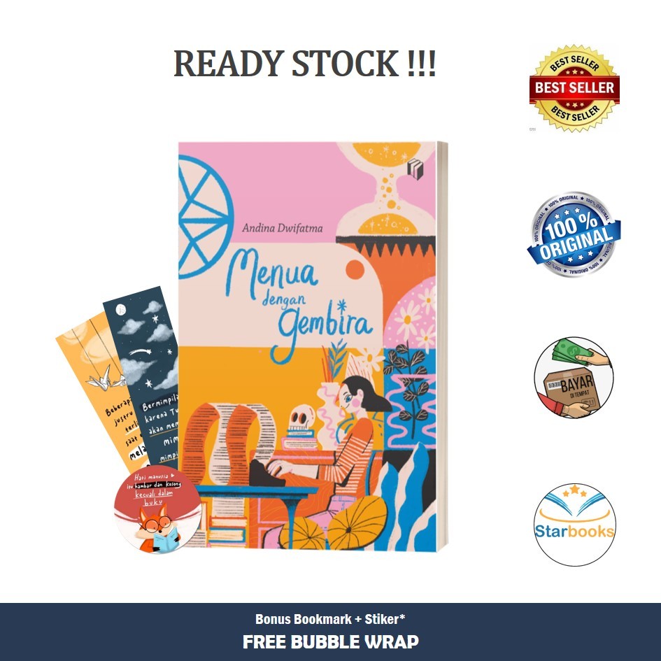 Jual Shira Media - Buku Menua dengan Gembira By Andina Dwifatma (Esai) | Shopee Indonesia