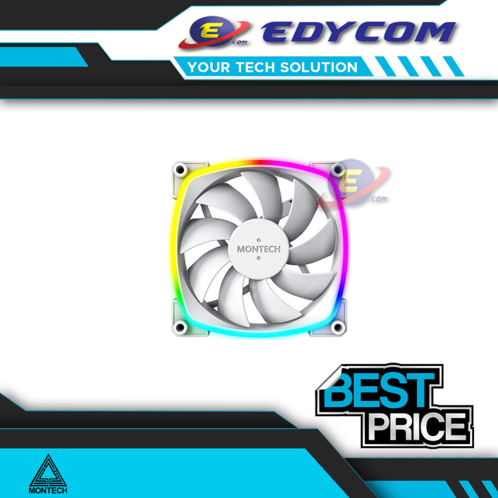 Jual Montech AX120 PWM White ARGB Fan | Shopee Indonesia