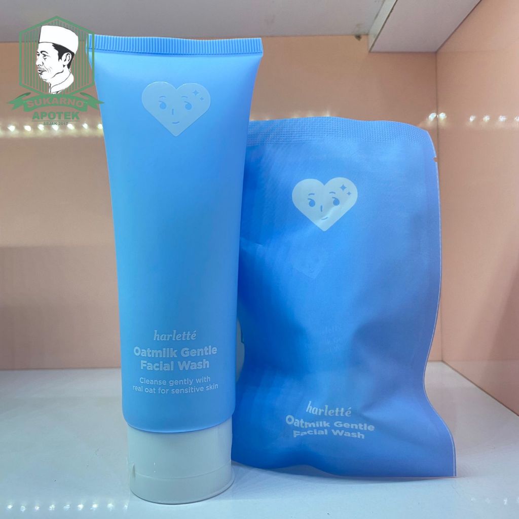 Jual HARLETTE OAT MILK GENTLE FACIAL WASH | Shopee Indonesia