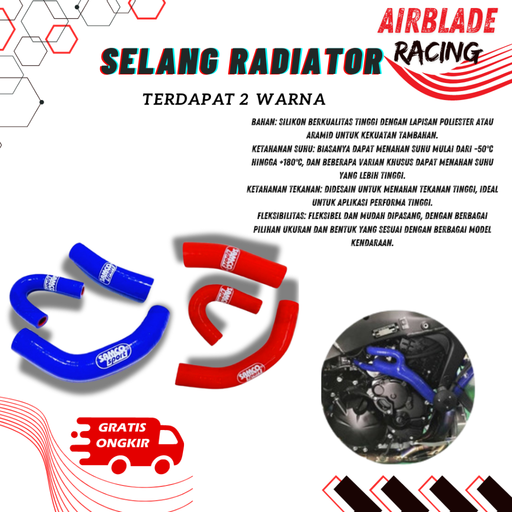 Jual SELANG SELANG RADIATOR VIETNAM SELANG RADIATOR SONIC150R | SELANG ...