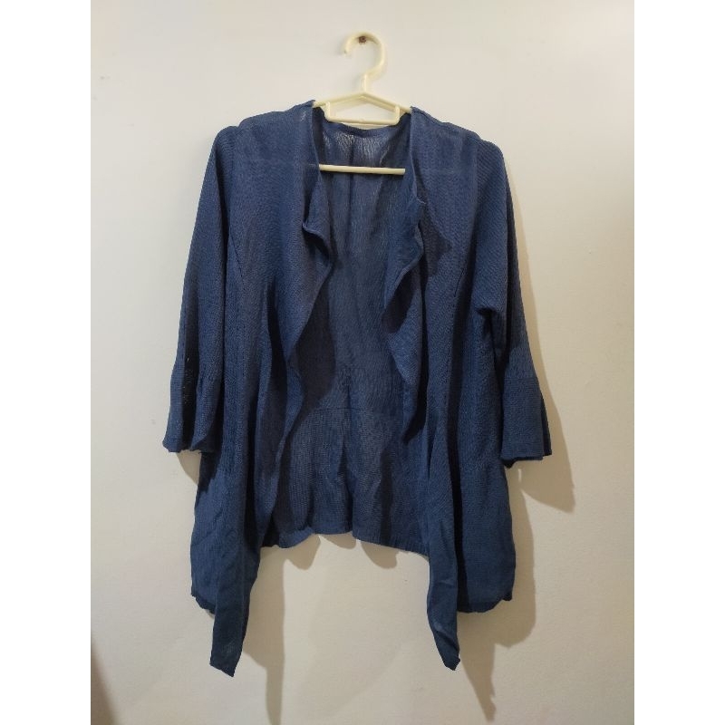 Jual OUTER BIRU TURQUOISE (PRELOVED) | Shopee Indonesia