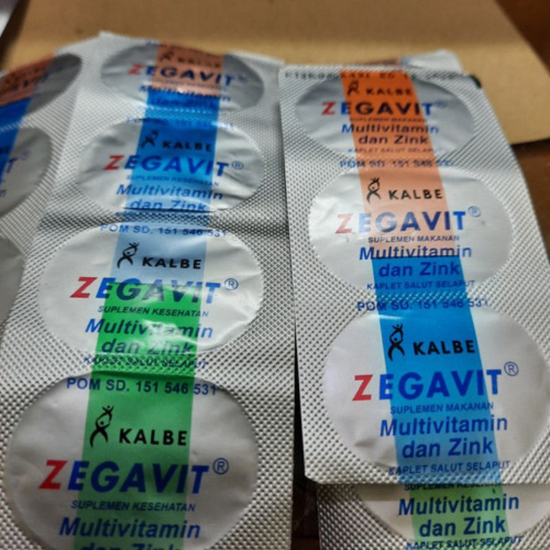 Jual Zegavit multivitamin eceran 1 tablet | Shopee Indonesia