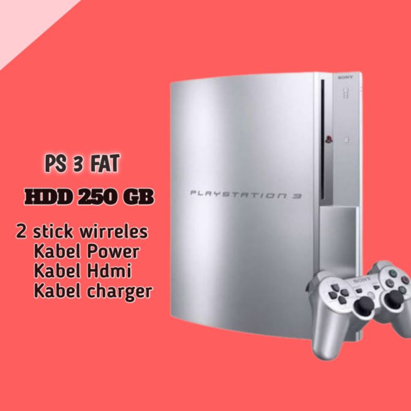Jual playstation 3 fat hdd 500 gb full games | Shopee Indonesia