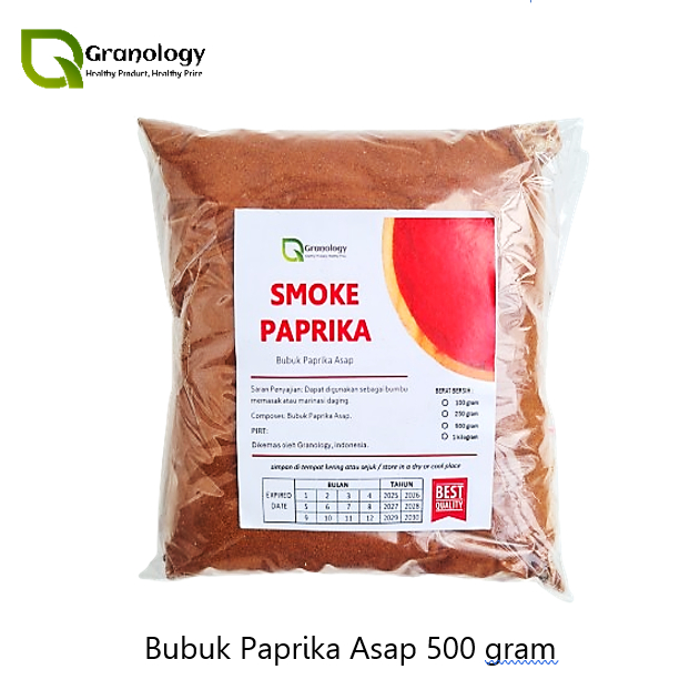 Jual Paprika Asap Bubuk / Smoke Paprika Powder (500 gram) by Granology ...