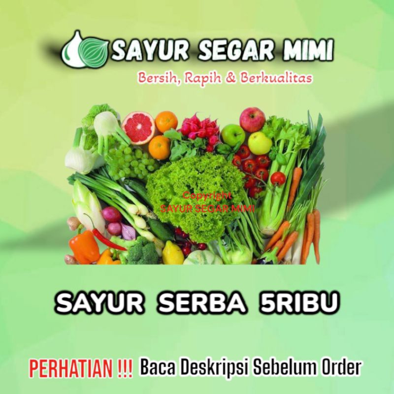 Jual Sayur Serba 5000 - Sayur Segar Mimi | Shopee Indonesia