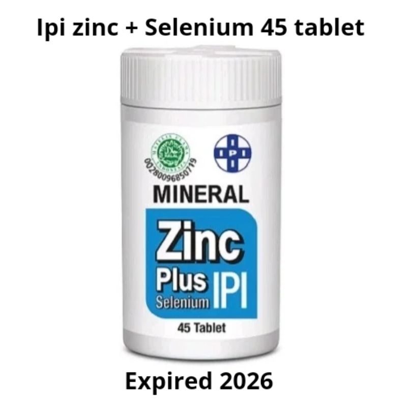 Jual IPI Mineral Zinc Plus Selenium 45 Tablet | Shopee Indonesia