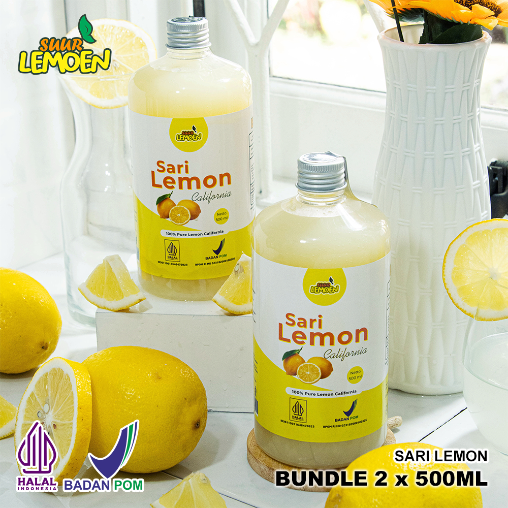 Jual Suur Lemoen Sari Lemon - Paket Hemat 1 Liter Murni Asli 100% Untuk ...