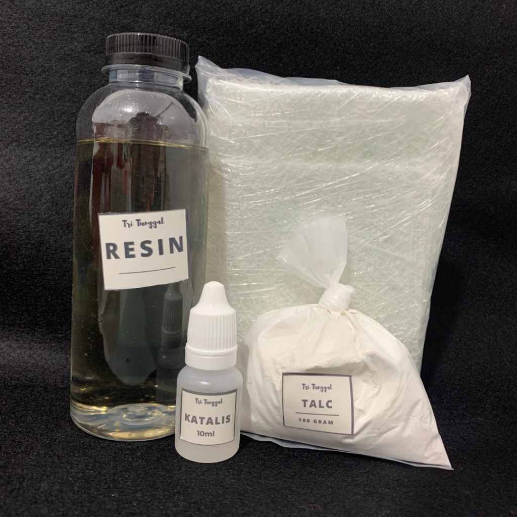 Jual PAKET RESIN POLYESTER BENING 100gr Paketan Premium Katalis ...
