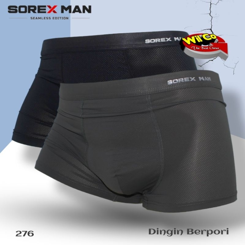 Jual K276 (2 pcs) Sorex Man Celana Dalam Boxer Pria Dewasa dan Remaja, Cd Boxer Pria Sorex Size ...