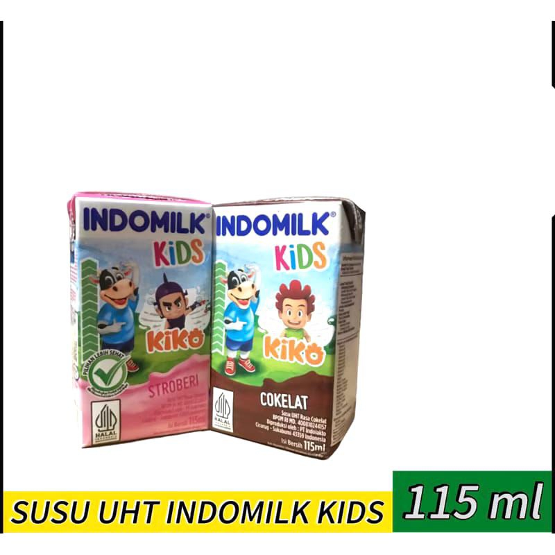 Jual HR024 Susu uht kotak kecil Susu indomilk 115ml susu uht anak ...