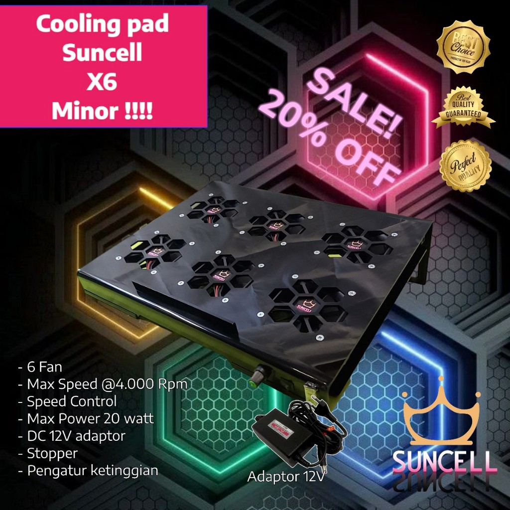 Jual Cooling pad Suncell X6 -Ada Minor - | Shopee Indonesia