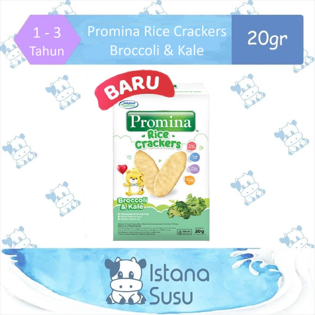 Jual Promina Rice Crackers Rasa Broccoli & Kale / Mixed Berries 20g ...