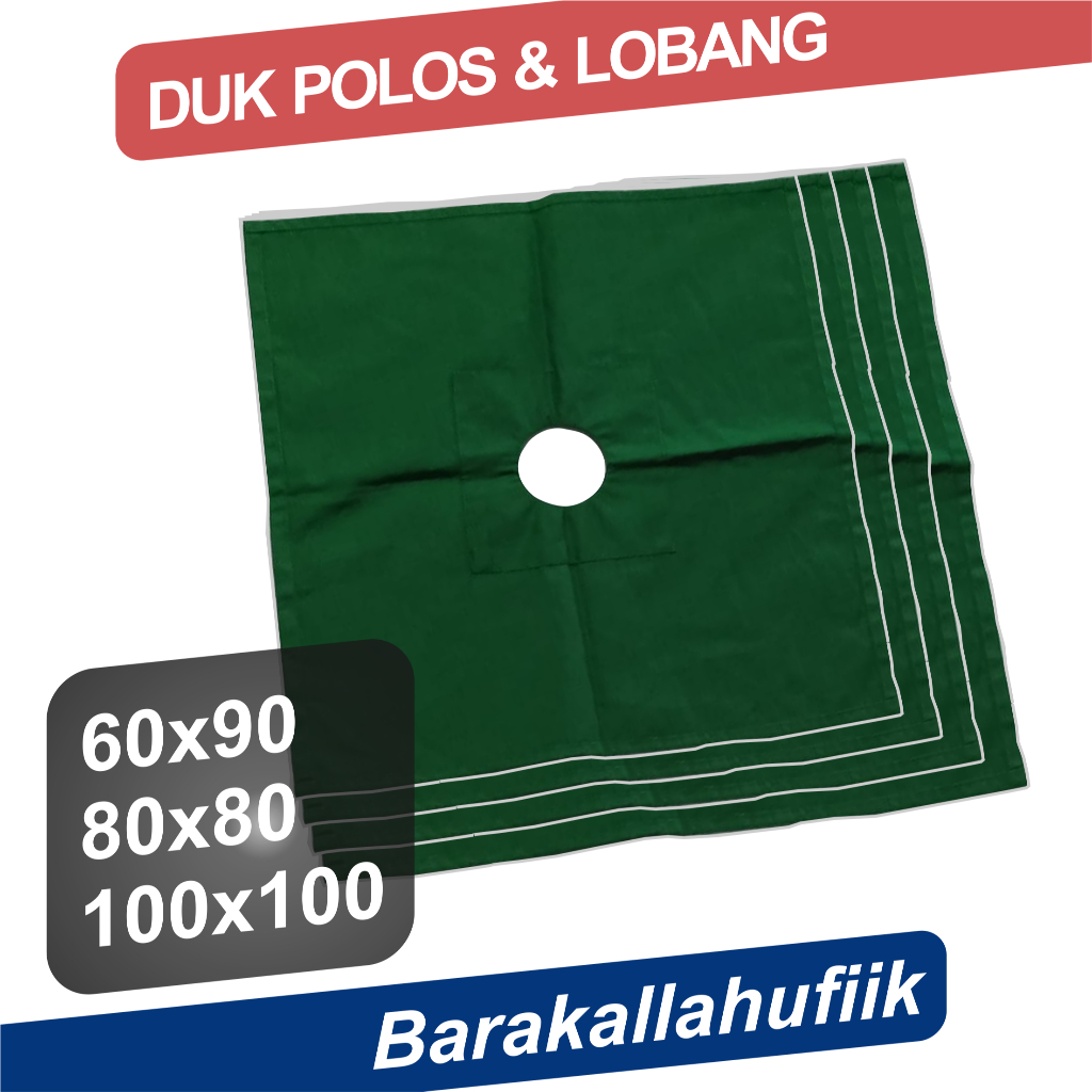Jual DUK Kain Operasi Ukuran SEDANG Type POLOS/FLAT dan DUK LOBANG ...