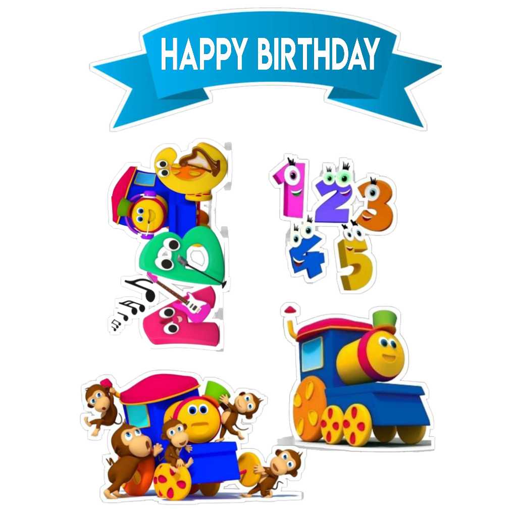 Jual TOPPER CAKE ULANG TAHUN / HIASAN KUE TRAIN KERETA | Shopee Indonesia