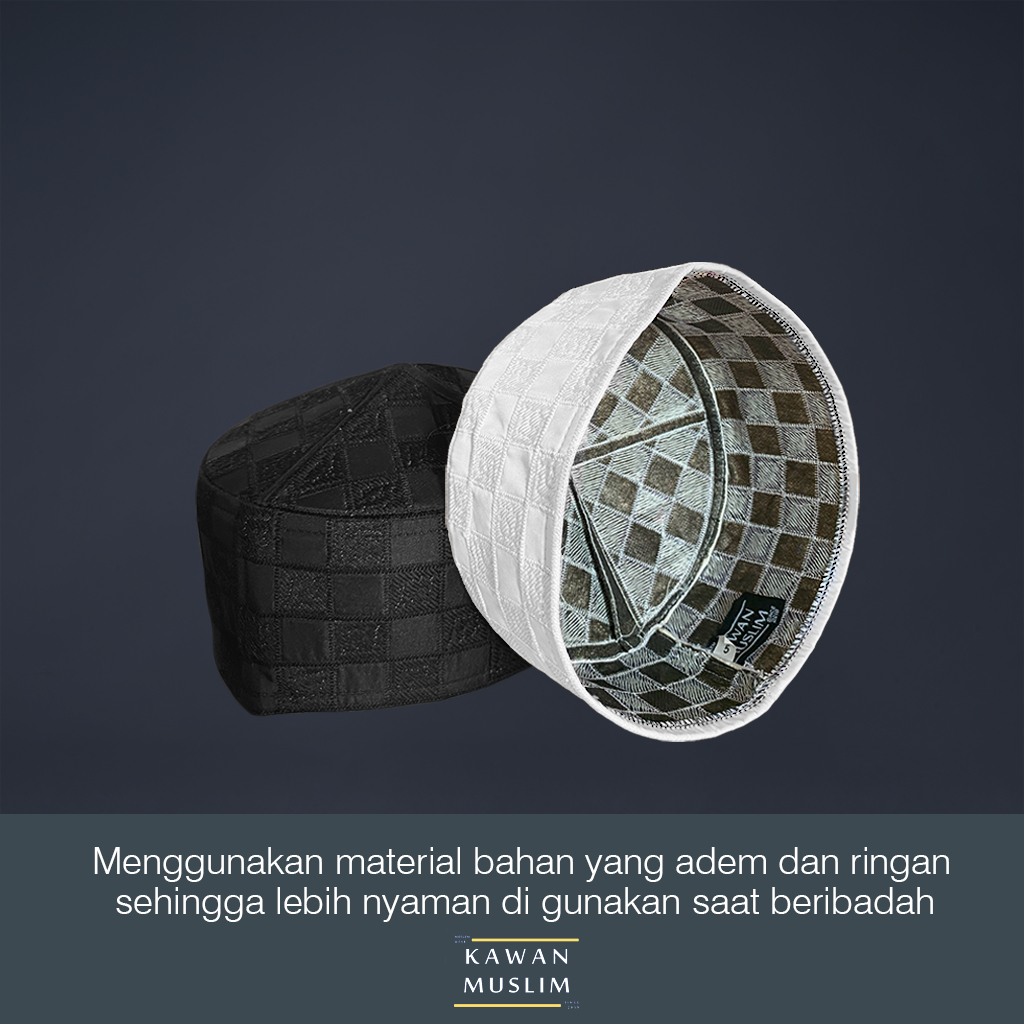 Jual Kawan Muslim - Peci Kopyah Sholat Couple Anak dan Ayah Full Bordir ...