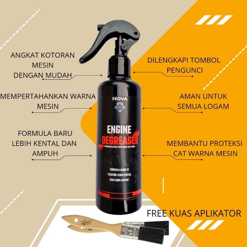 Jual Cairan Pembersih Kerak Mesin Dan Kaki Kaki Engine Degreaser Pembersih Kerak Mesin | Shopee ...