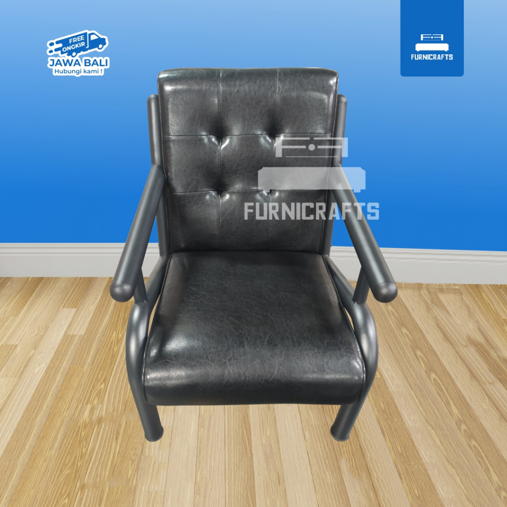 Jual JHONSON / SOFA KANTOR / SOFA SANTAI BESI MINIMALIS | Shopee Indonesia