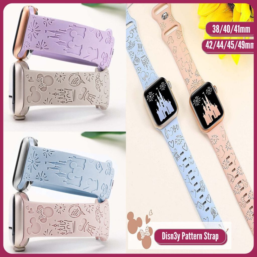 Jual Silicone Strap untuk IWatch 49 mm 46mm 45mm 44mm 42mm 41mm 40mm ...