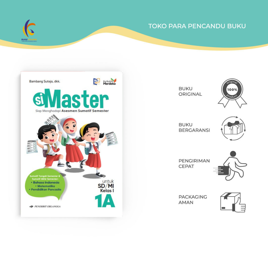 Jual Buku Pelajaran - Si Master Untuk SD/MI Kelas I Jl. 1A - Bambang ...