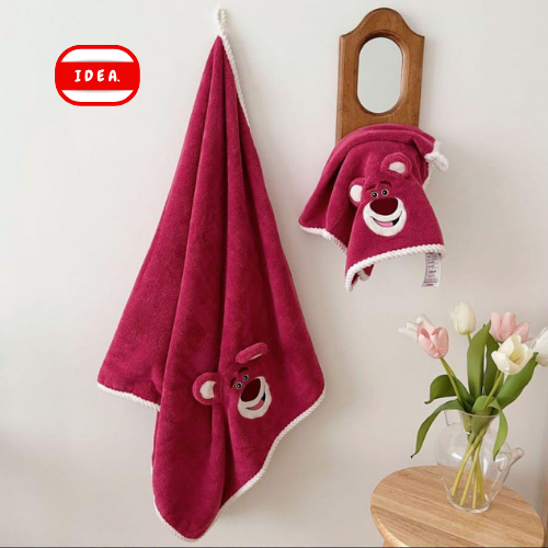 Jual Handuk Lotso 2 in 1 Bahan Microfiber Serap Air 1 set dapat 2pcs ...
