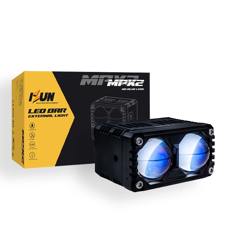 Jual ISUN LED BAR MPX2 Mini Projie dengan Blue Lens dan Kipas Pendingin ...