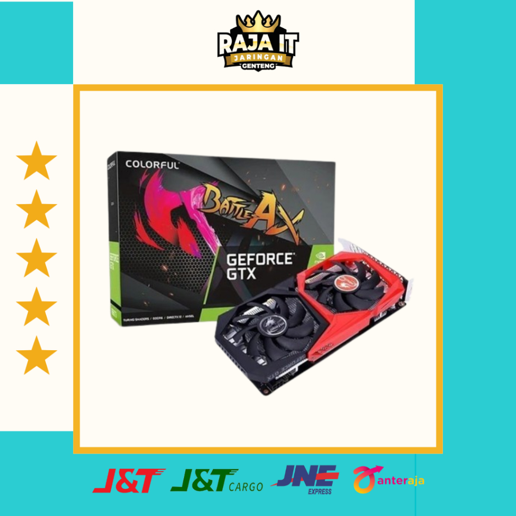 Jual VGA Card Colorful GeForce GTX 1650 EX 4GD6-V 4GB GDDR6 Resmi ...