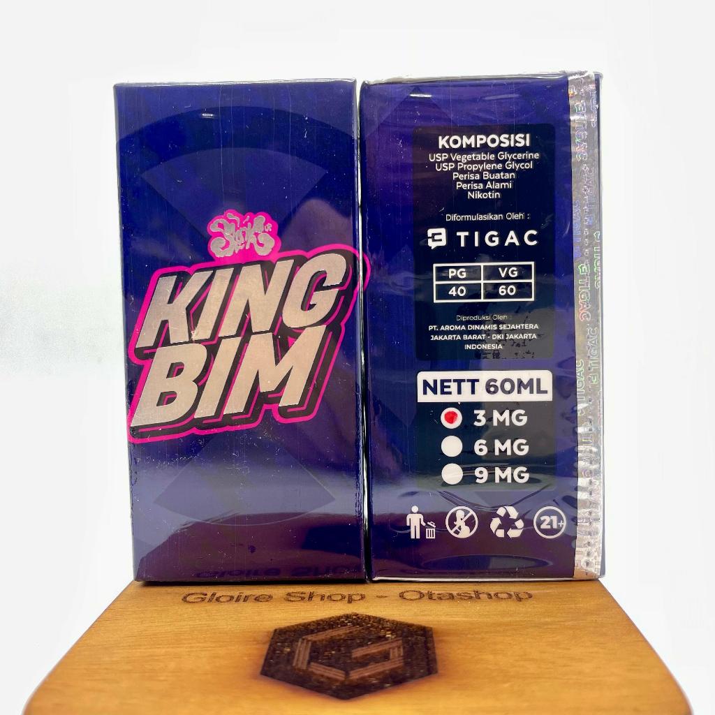 Jual Slank KING BIM 60ML by Tigac x VZ Strawberry Milk Liquid Vape ...