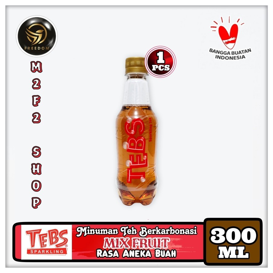 Jual TEBS Sparkling Soda Mix Fruit | Aneka Buah Botol Pet - 300 ml ...