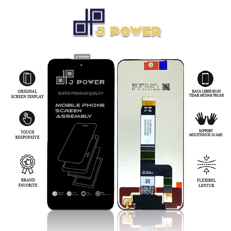 Jual LCD TOUCHSCREEN XIAOMI REDMI 12 REDMI 13 - NOTE 12R - POCO M6 PRO LCD TS FULLSET | Shopee ...