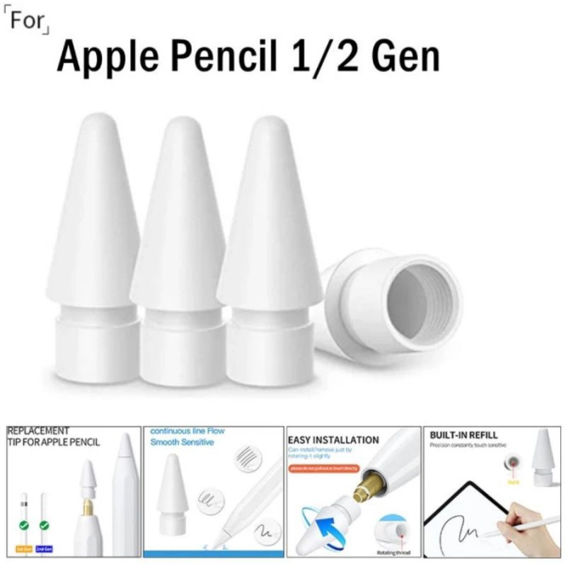 Jual Nib Apple Pencil (Ujung Apple Pencil) | Shopee Indonesia
