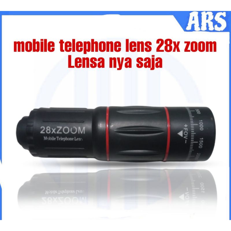 Jual Mobile telephone lens 28x zoom Lensa nya saja | Shopee Indonesia