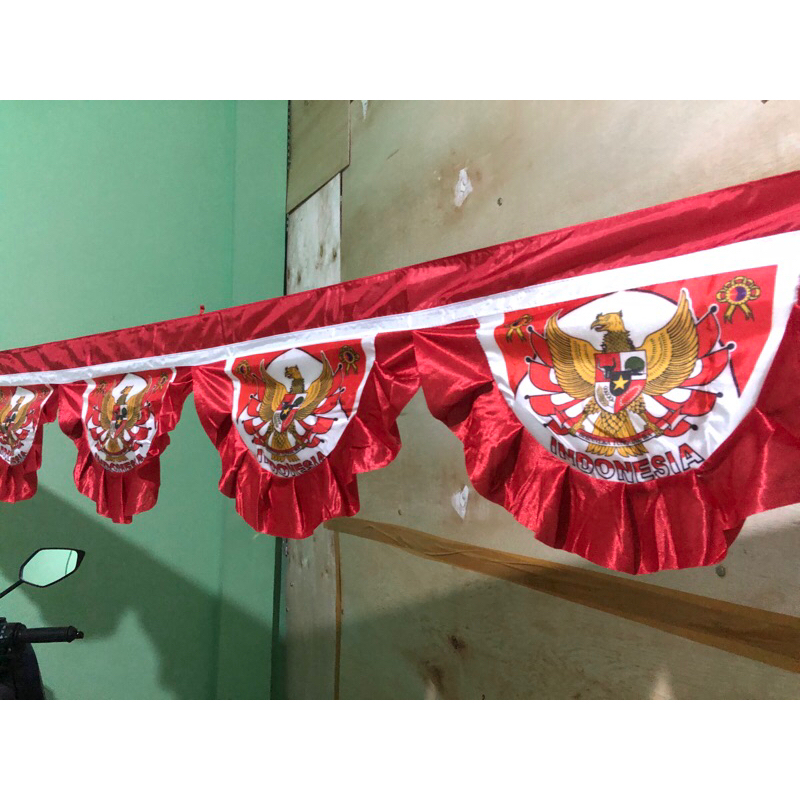 Jual BENDERA BACKGROUND MINI GARUDA /BENDERA BACKGROUND MINI REMPEL ...