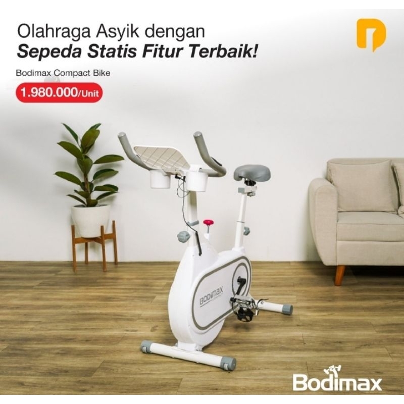 Jual Alat Olahraga Sepeda Statis Bodimax Compact Bike | Shopee Indonesia