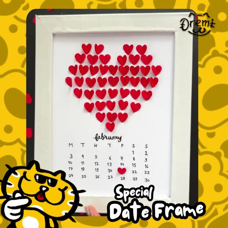 Jual Special date frame | pop up frame | anniversary date frame | photo ...