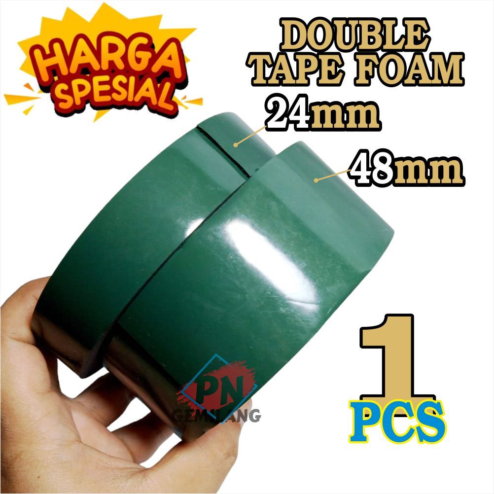 Jual HARGA SPESIAL Double Tape FOAM DOBEL Busa | 1inch 24mm & 2 inch ...
