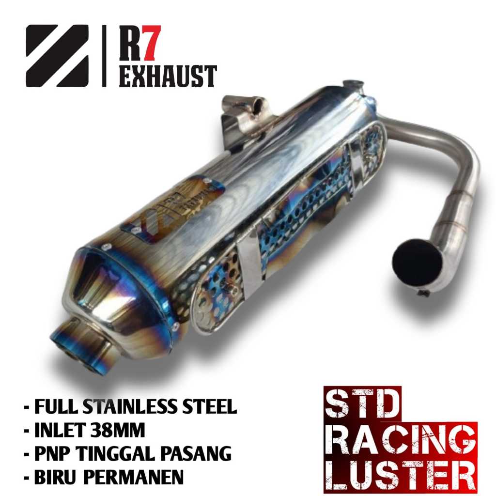 Jual Knalpot Standar Racing LUSTER Vario Nmax Aerox Lexi PCX ADV Scoopy ...