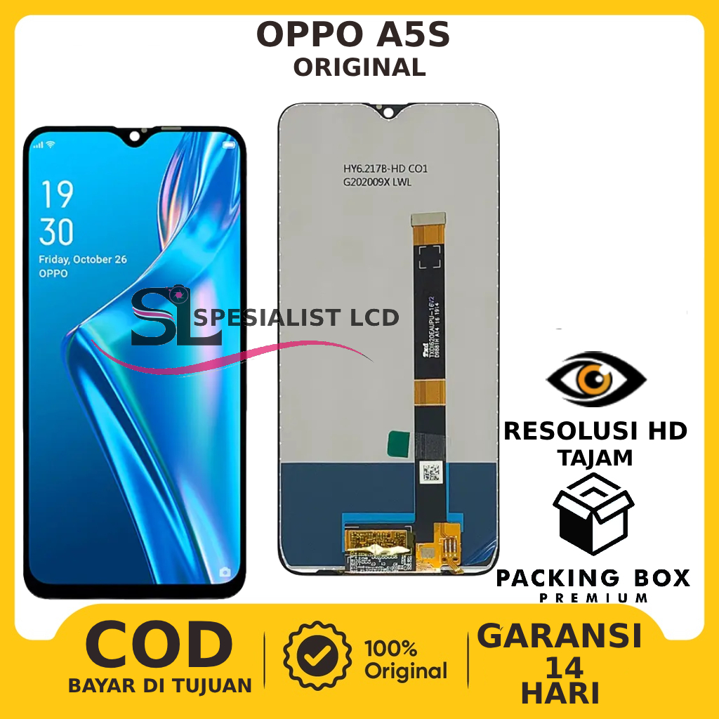 Jual LCD OPPO A5S ORIGINAL FULLSET GARANSI PACKING BUBBLE | Shopee ...