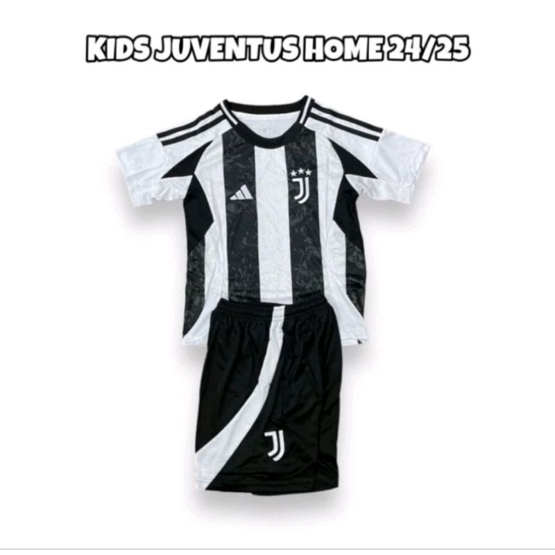 Jual JERSEY JUVE HOME KIDS 24 25 2024 2025 BAJU BOLA ANAK JUVENTUS NEW ...