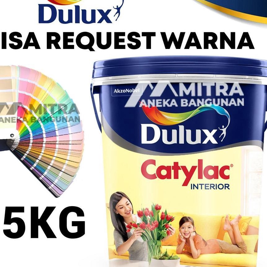 Jual FG2 CAT TEMBOK DULUX CATYLAC INTERIOR 5 KG BISA REQUEST CUSTOM ...