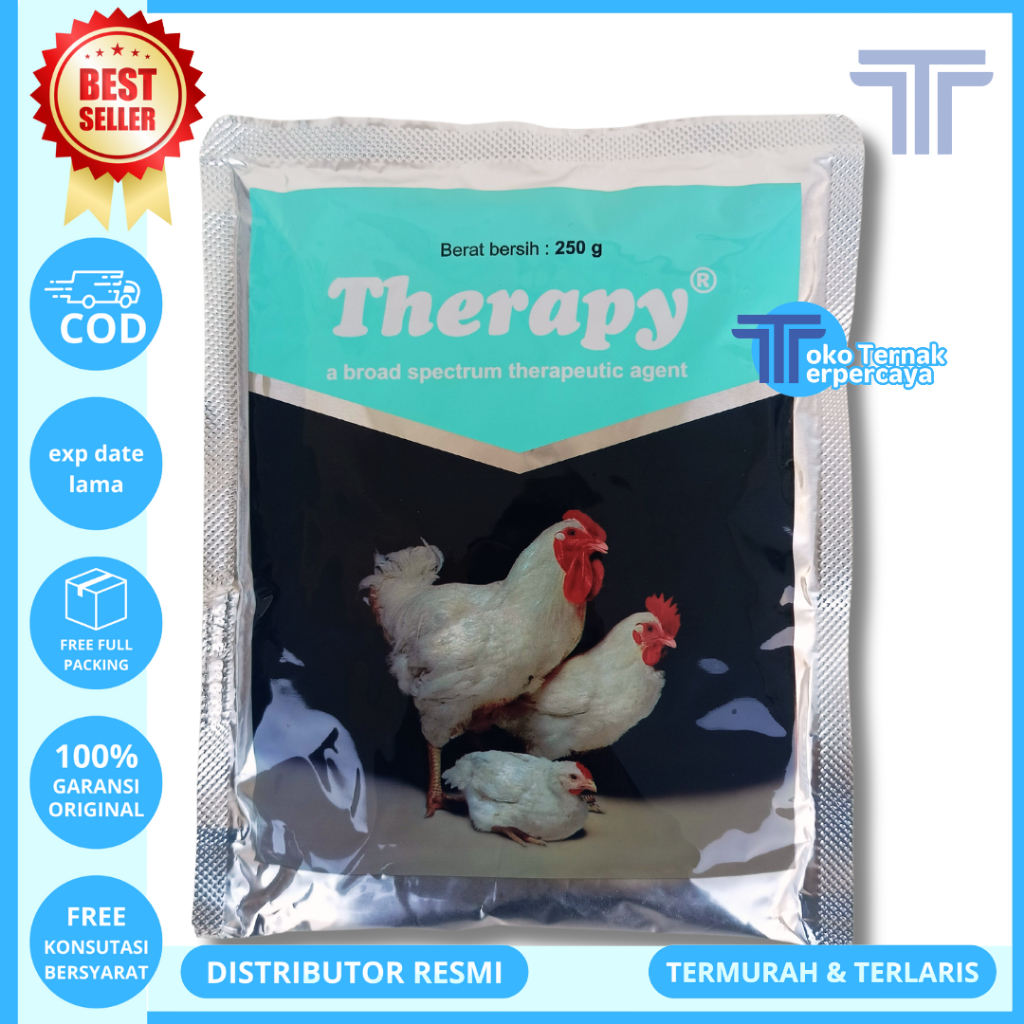 Jual THERAPY 250 GRAM MEDION - Therapy Ayam - Obat Ayam Antibiotik Ayam ...