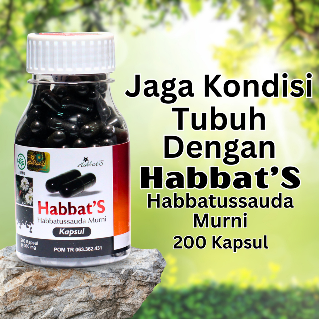 Jual Habbatussauda Murni Jinten Hitam Asli | Habbats Kapsul 200 Program ...
